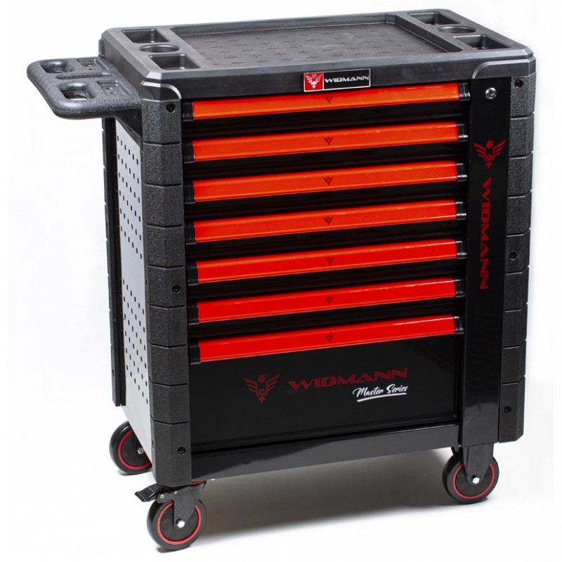Widmann Master Series Tool Chest Steel Top Black Red | ASP TRADE